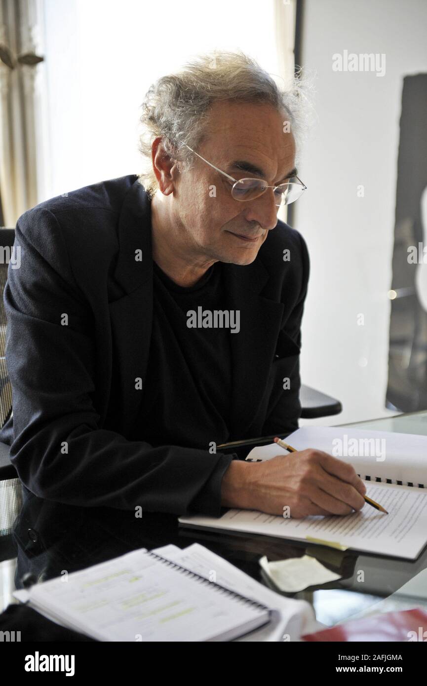 French film producer and journalist Georges-Marc Benamou. Paris ...