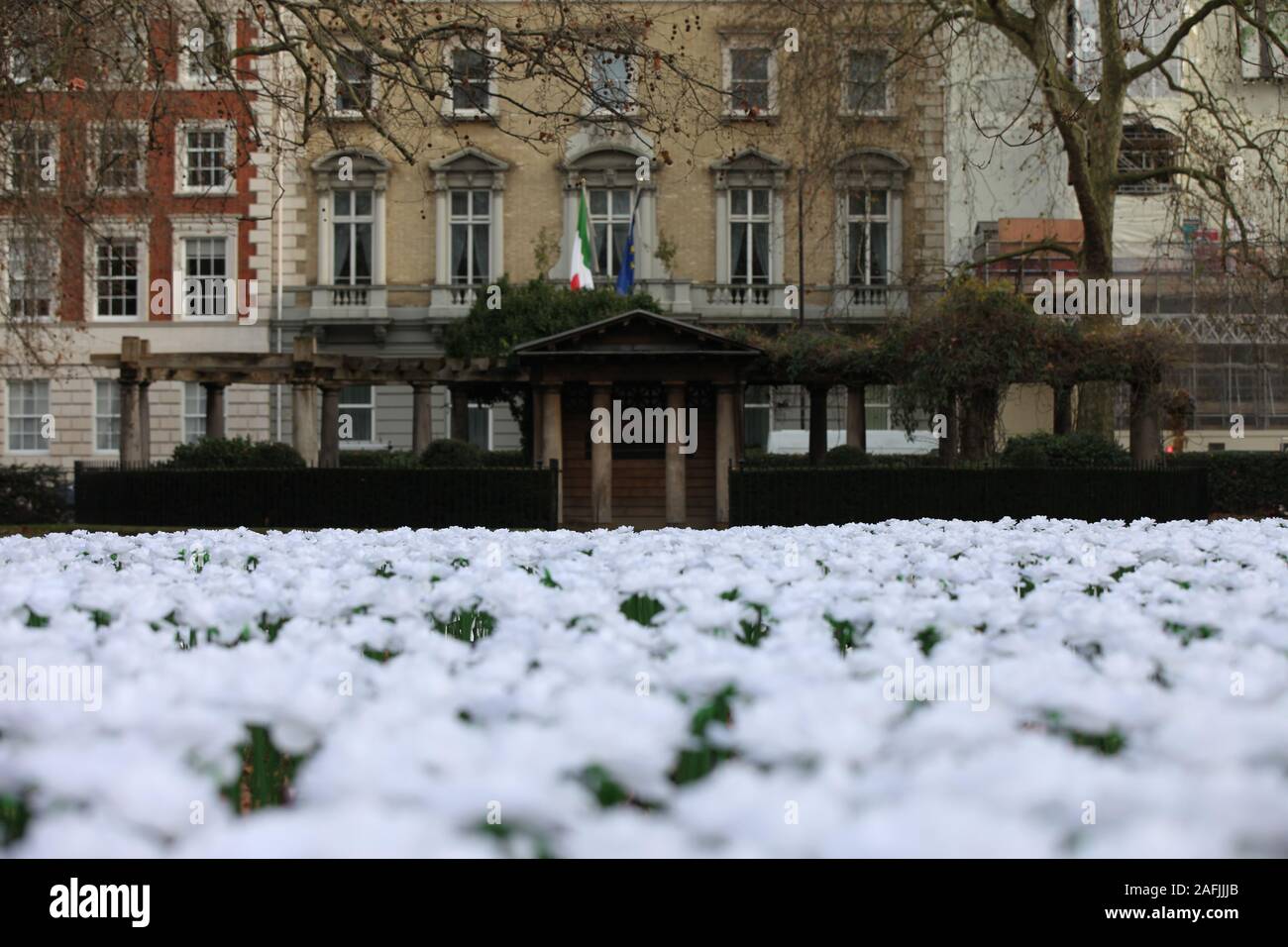 The Ever After Garden in Grosvenor Square, London, which is filled with ...