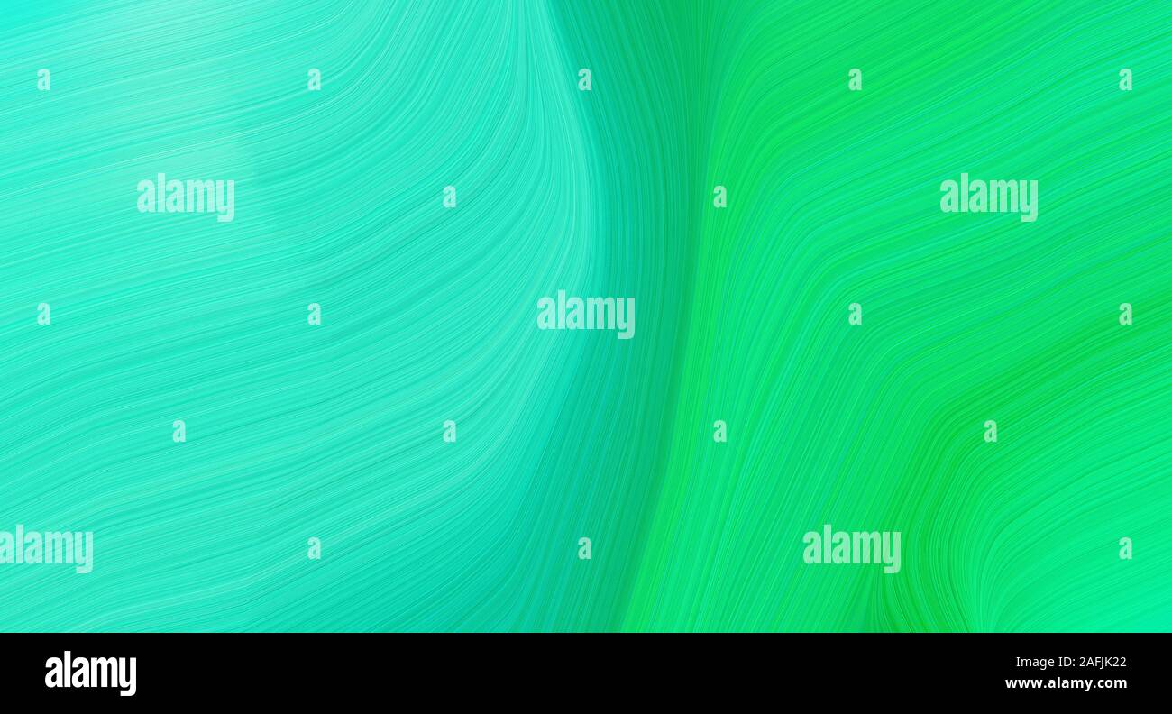 colorful abstract wave background with medium spring green, spring ...
