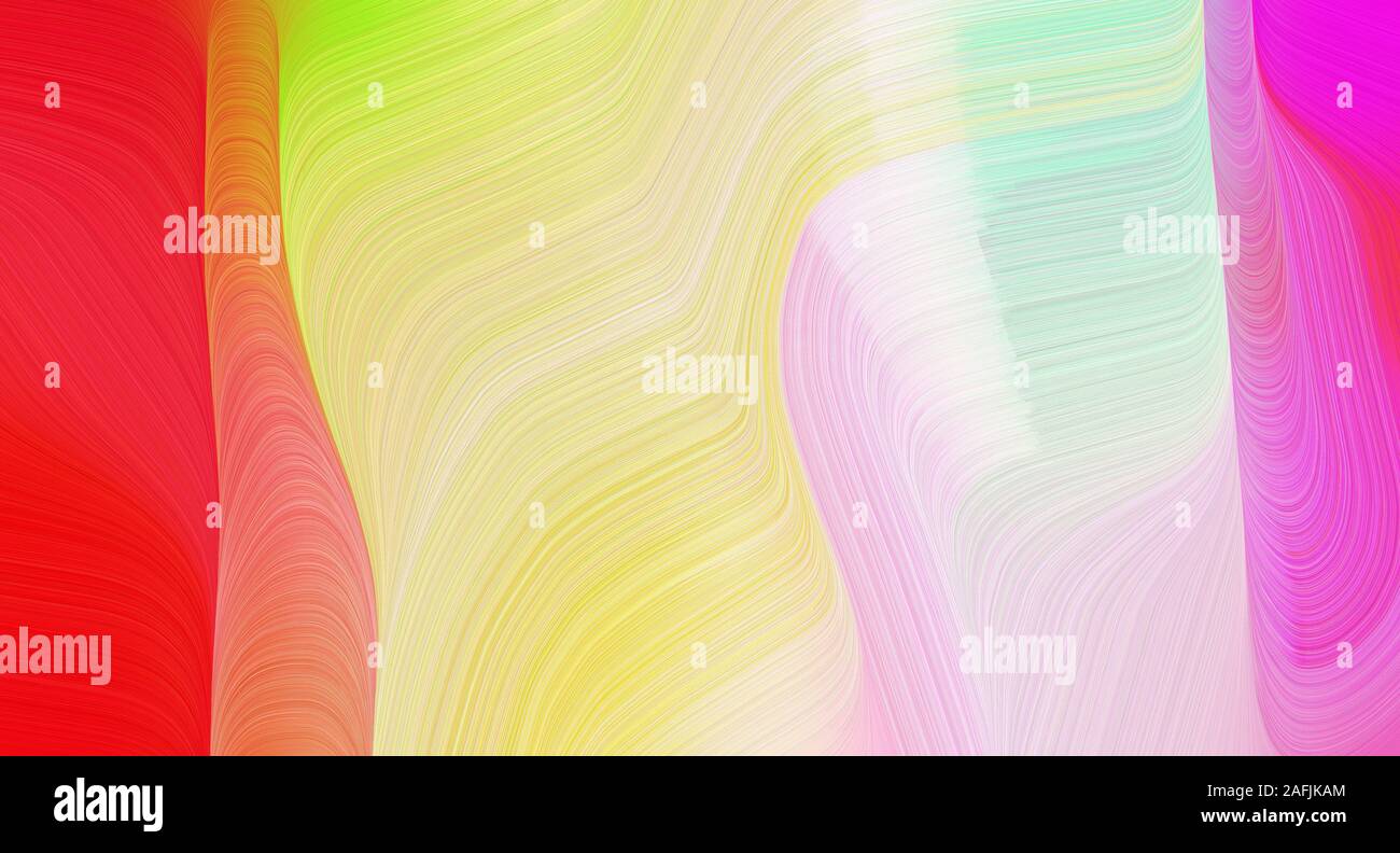 artistic colorful abstract wave background with crimson, bisque and ...