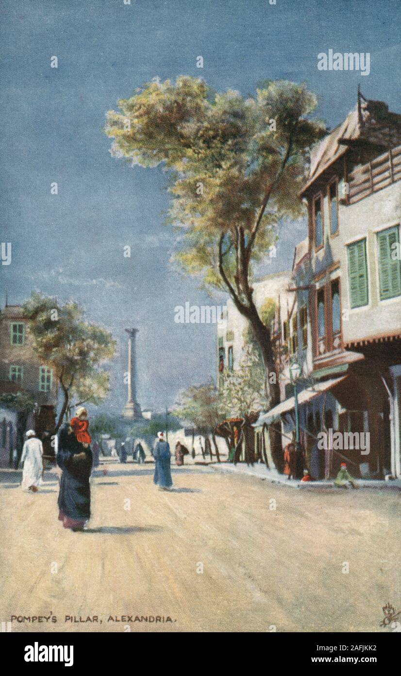 Pompeys column alexandria hi-res stock photography and images - Alamy