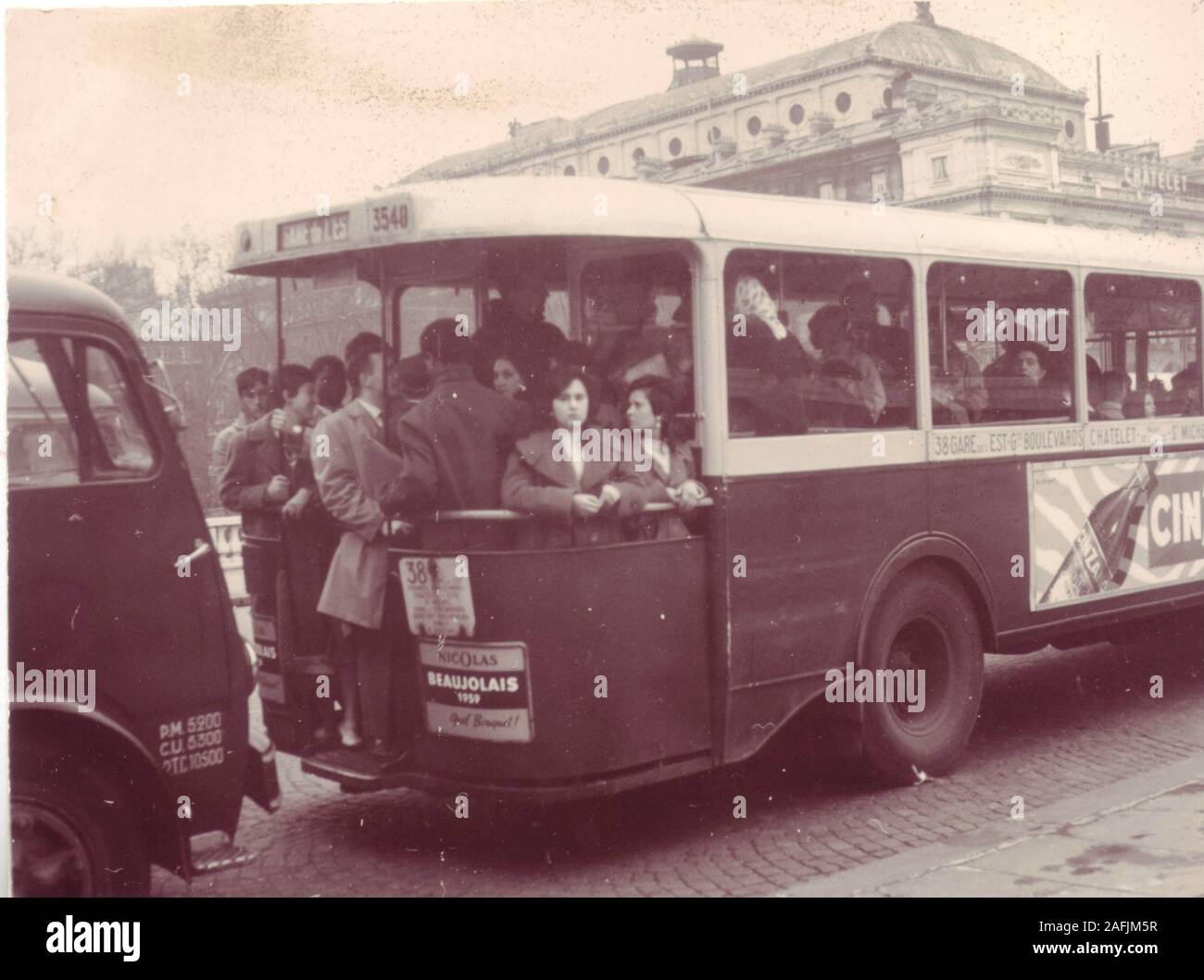 1950s city bus hi-res stock photography and images - Alamy
