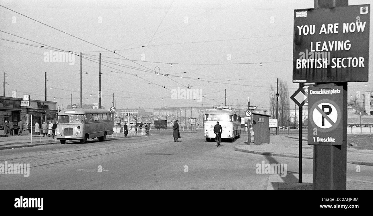 British sector berlin hi-res stock photography and images - Alamy