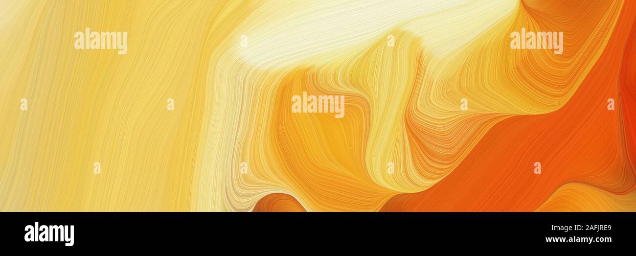 horizontal modern colorful abstract wave background with pastel orange ...