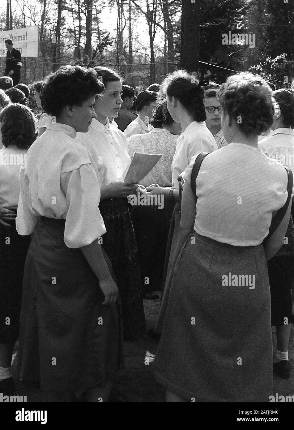 1950s school uniform hi-res stock photography and images - Alamy