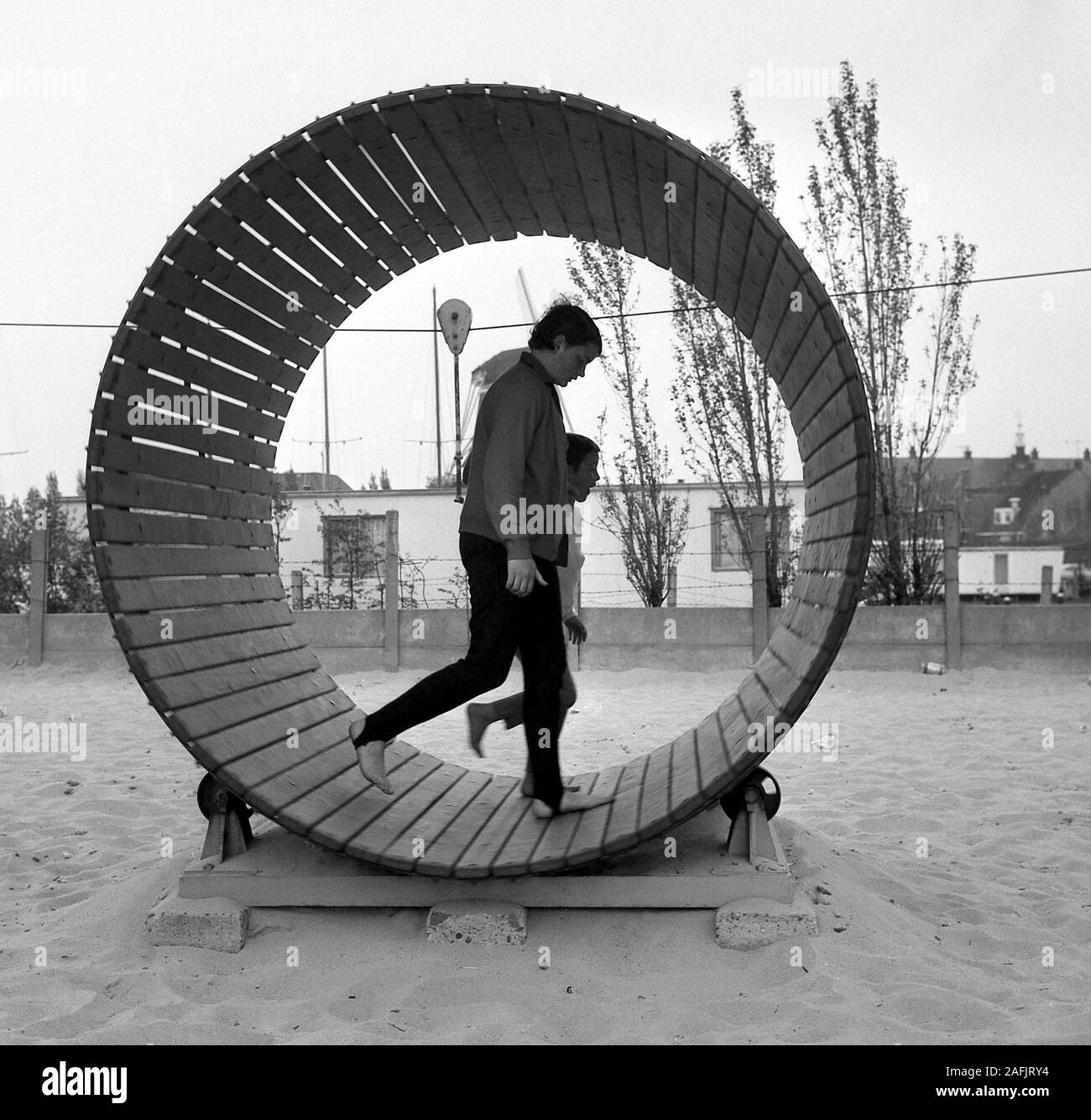 Children playground 1960s hi-res stock photography and images - Alamy