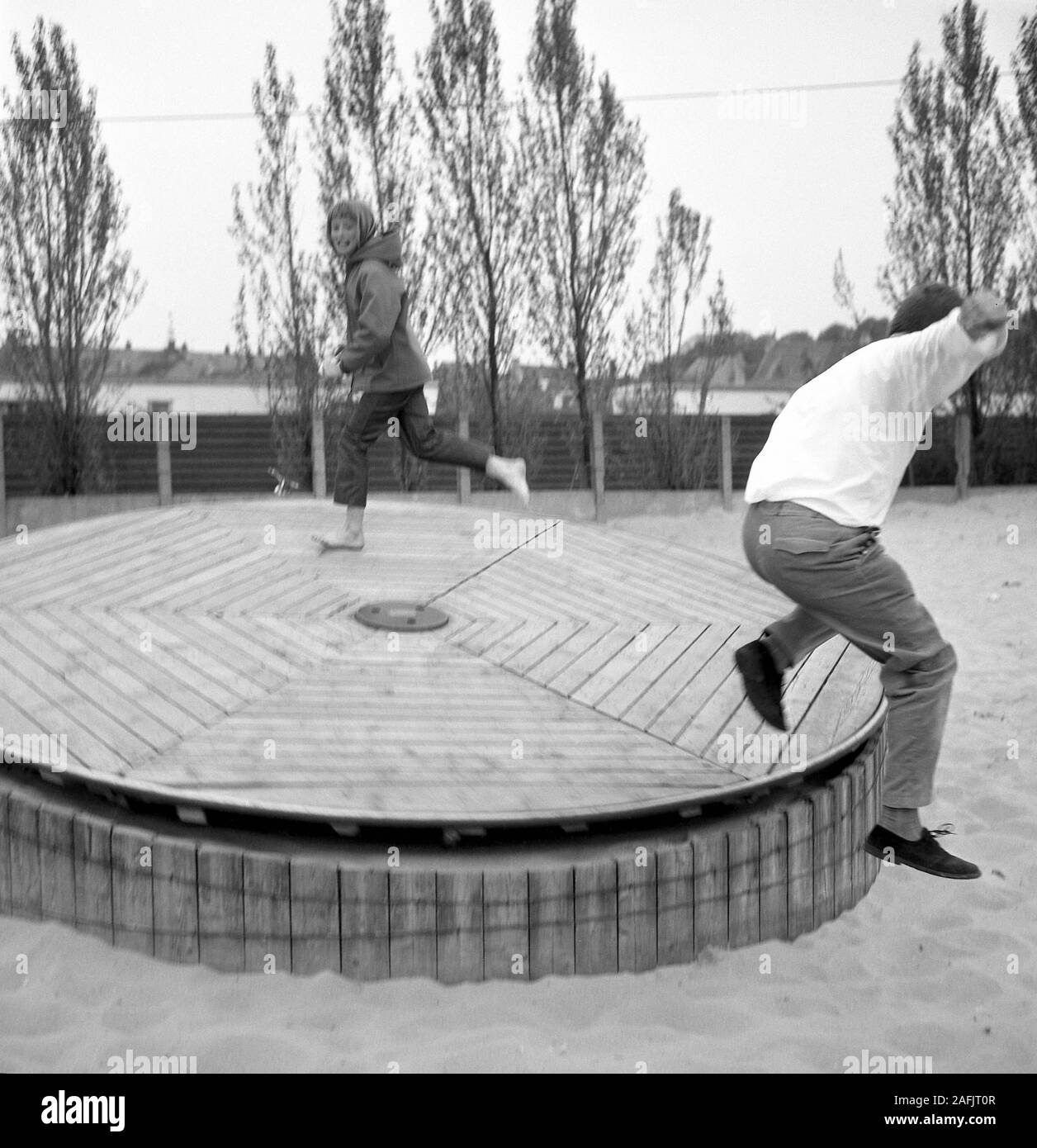Children playground 1960s hi-res stock photography and images - Alamy