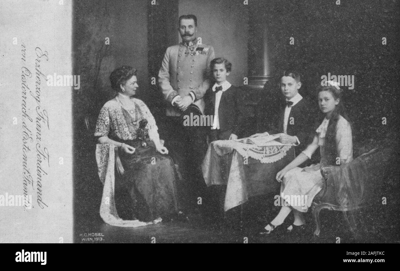 Archduke franz ferdinand austria family hi-res stock photography and ...