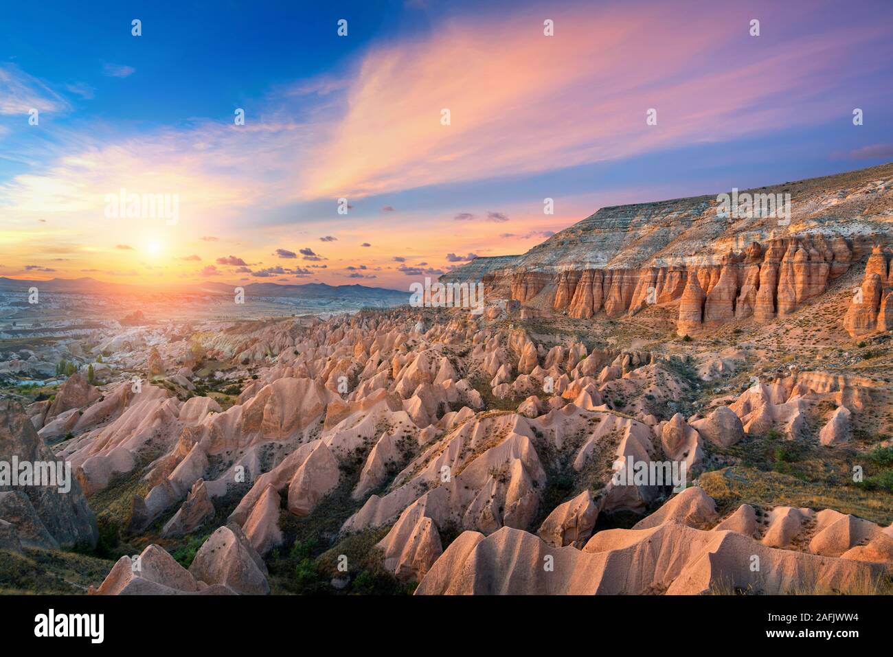 Beautiful Valley Sunset