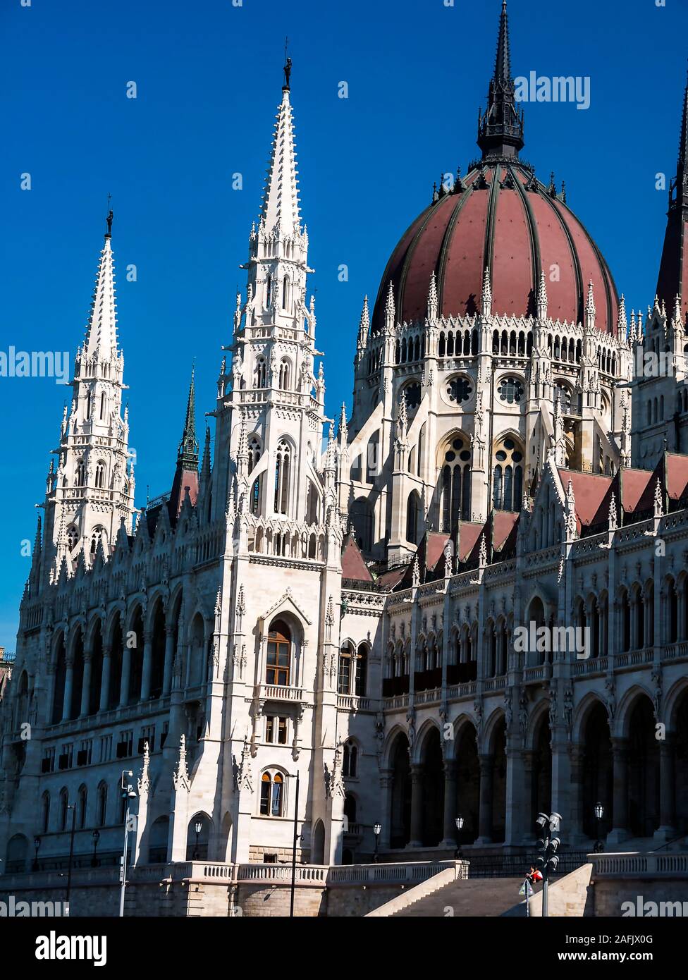 The Houses of Parliament in Budapest the Capital city of Hungary. In ...