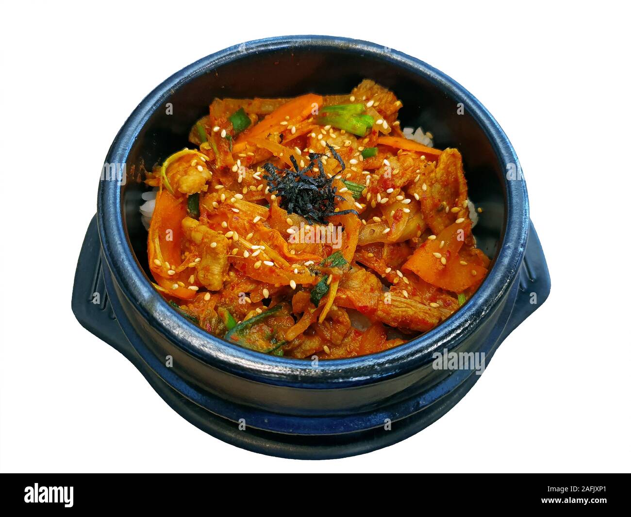 Pork fried rice on Cut Out Stock Images & Pictures - Alamy