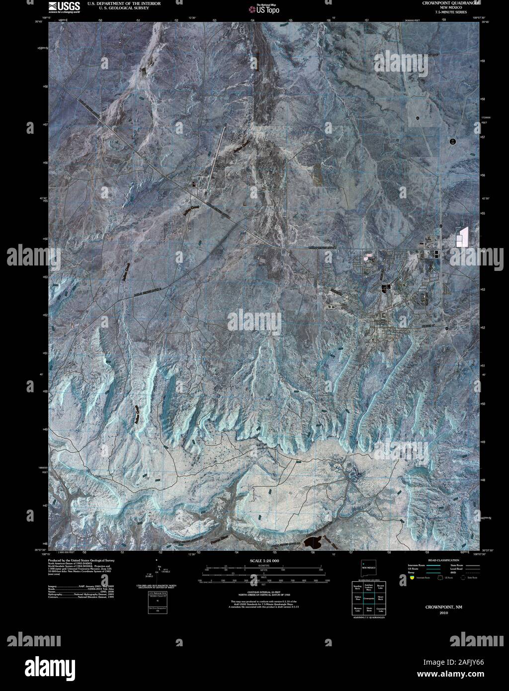 Crownpoint map hi-res stock photography and images - Alamy