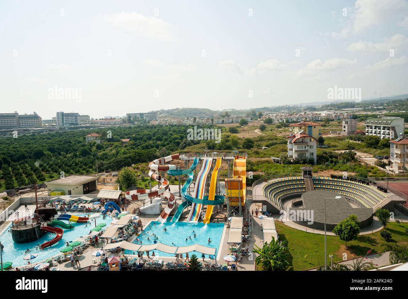 Aquapark at Senza hotel, Turkler, Turkey Stock Photo - Alamy
