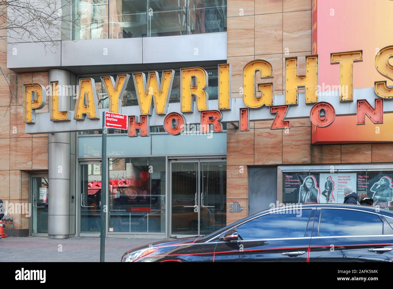 New York city December, 2 2019:Playwrights Horizons in New York - Image ...