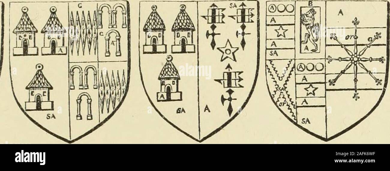 . The history of Ailington, Aylton, or Elton. Page Stock Photo - Alamy