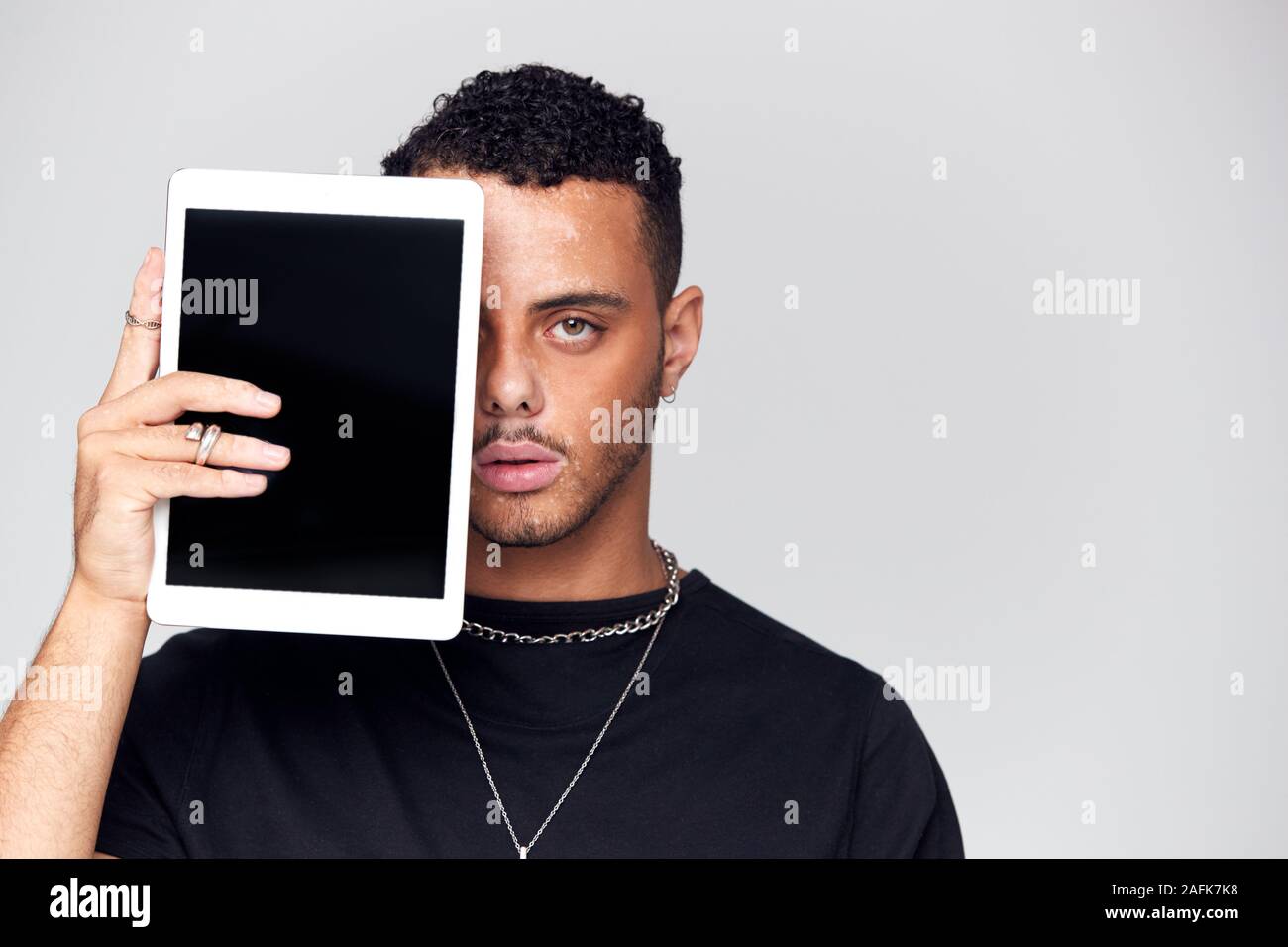 Studio man template portrait hi-res stock photography and images - Alamy