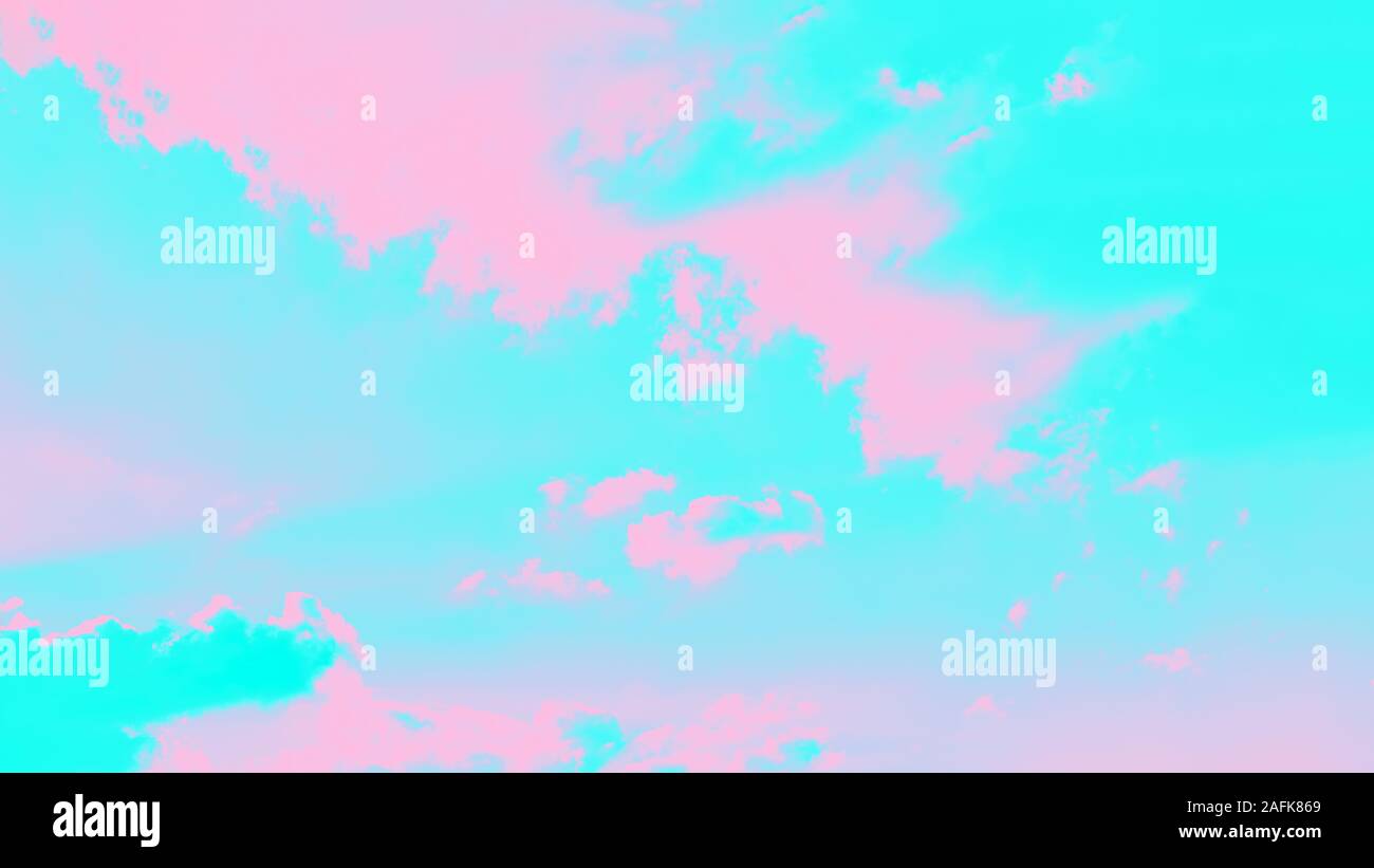 Ultra aqua and pink color background, abstract sky background,16:9 ...