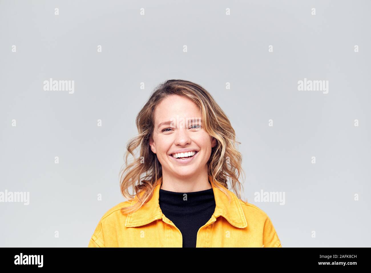 Smiling face positive woman happy hi-res stock photography and images ...