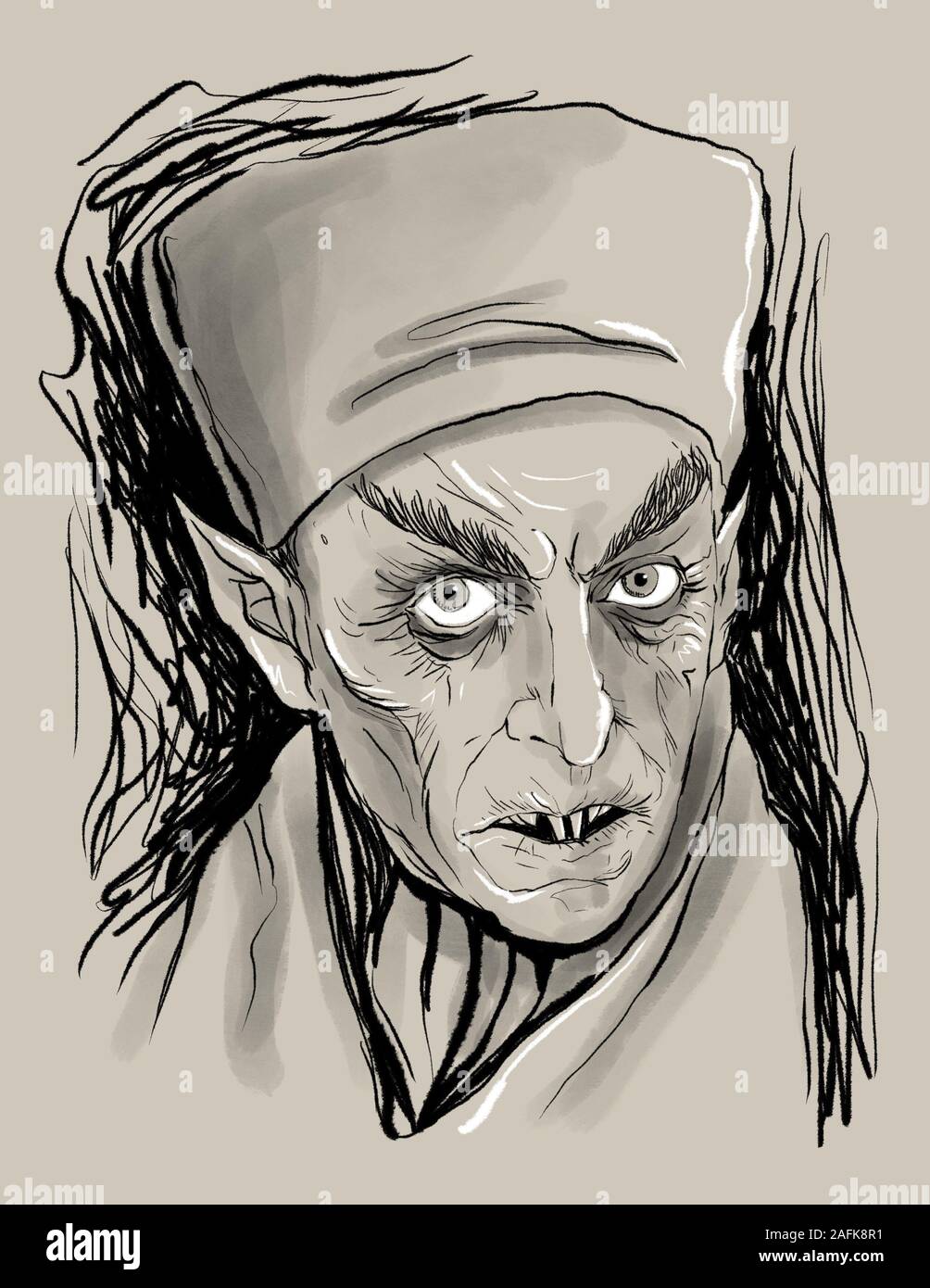 vampire count illustration Stock Photo - Alamy