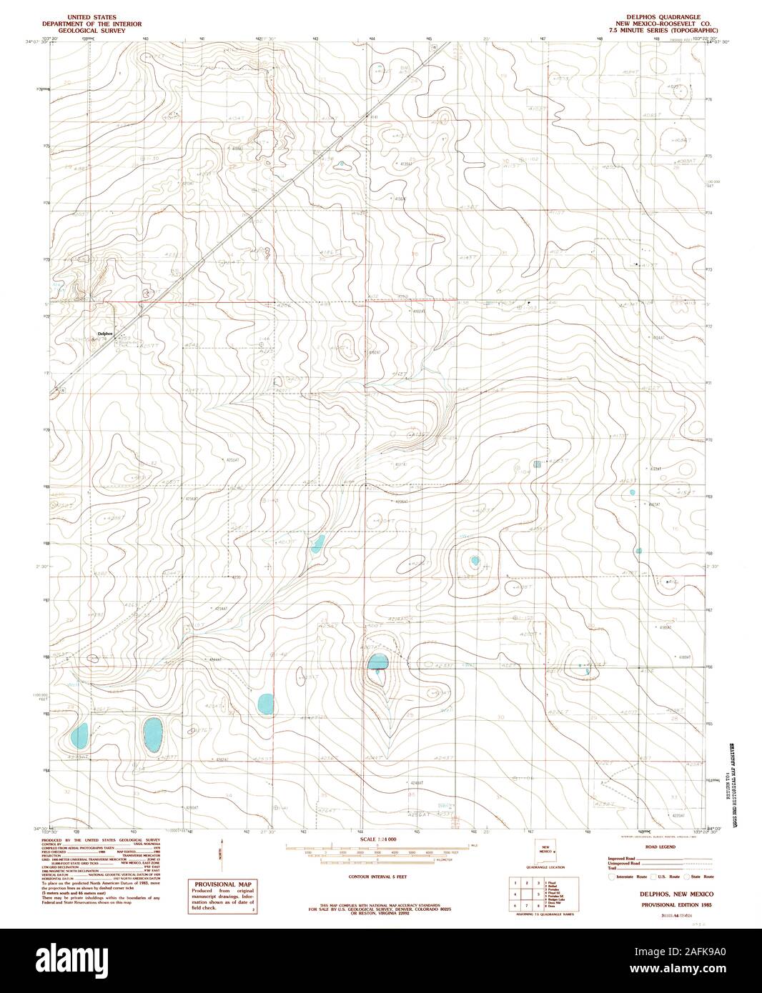 Map of delphos hi-res stock photography and images - Alamy