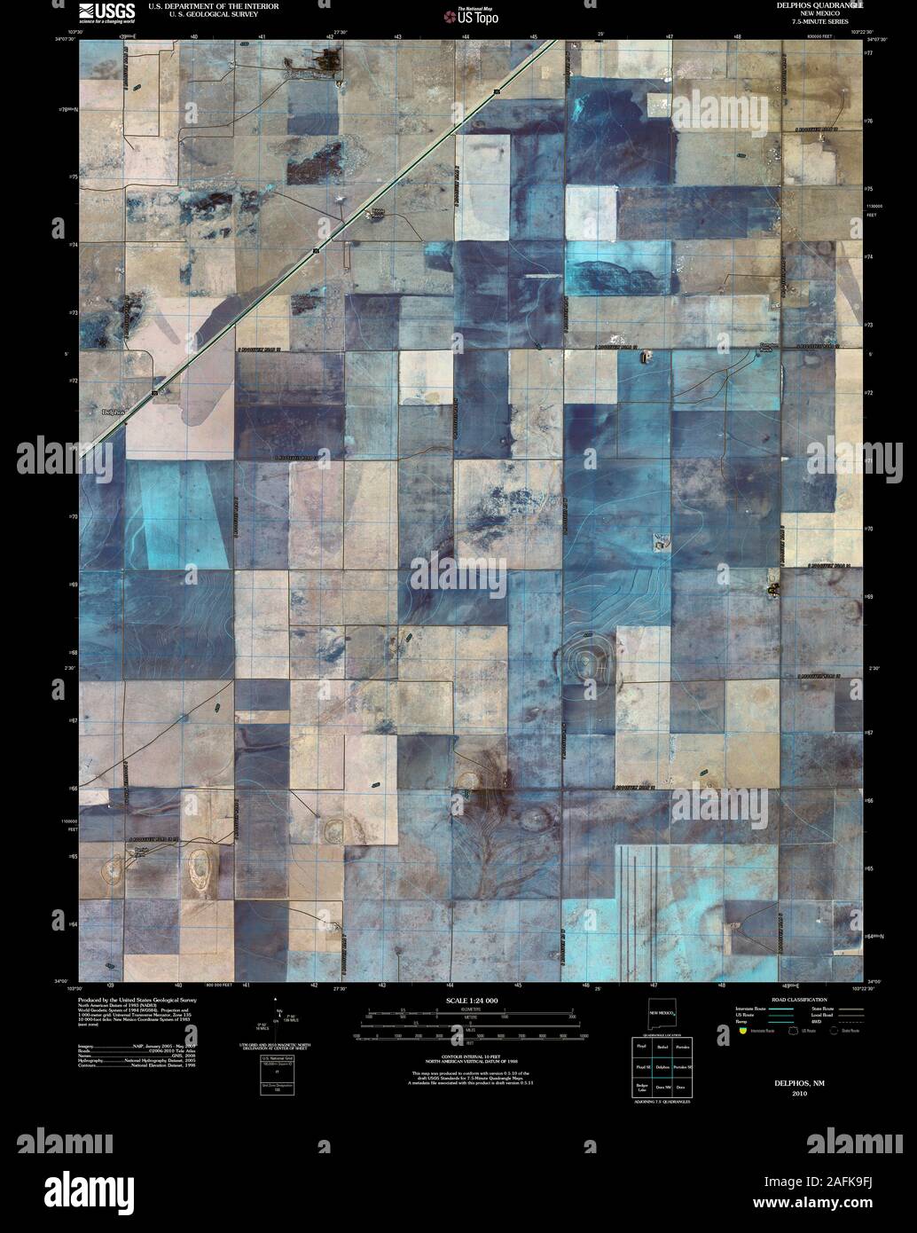 Map of delphos hi-res stock photography and images - Alamy