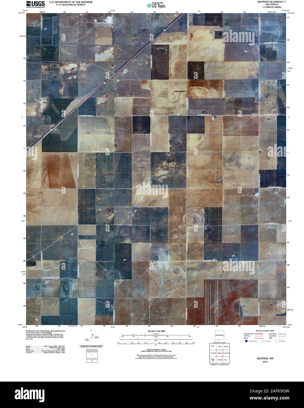 Map of delphos hi-res stock photography and images - Alamy