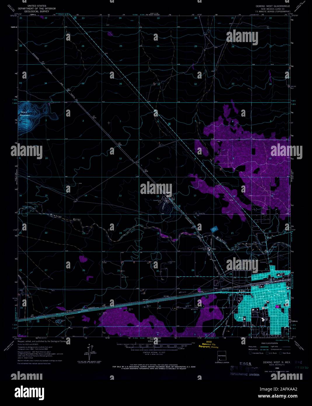 Map of deming hi-res stock photography and images - Alamy