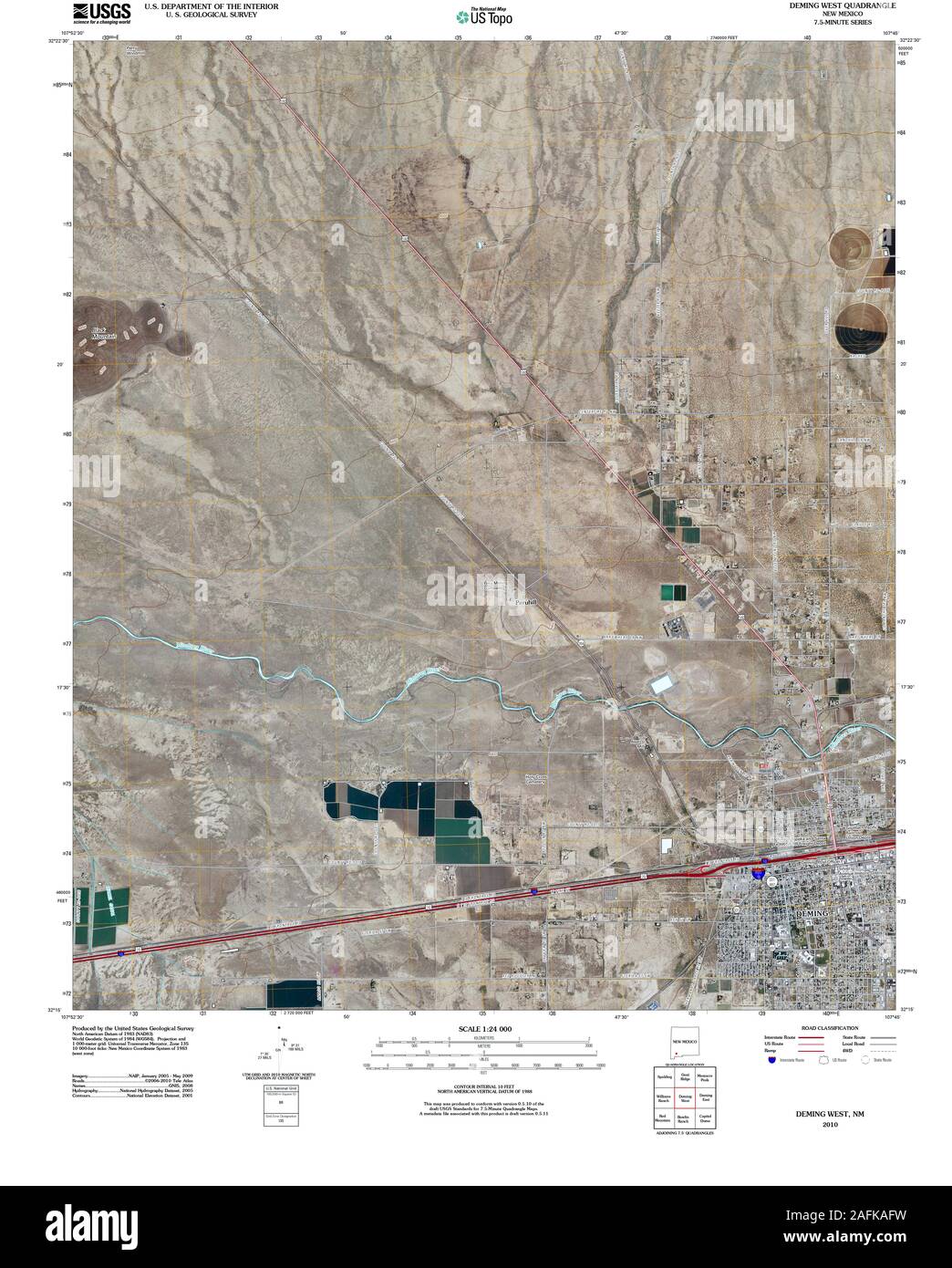 Map of deming hi-res stock photography and images - Alamy
