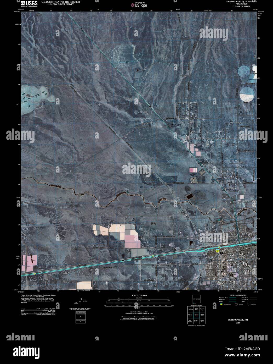 Map of deming hi-res stock photography and images - Alamy