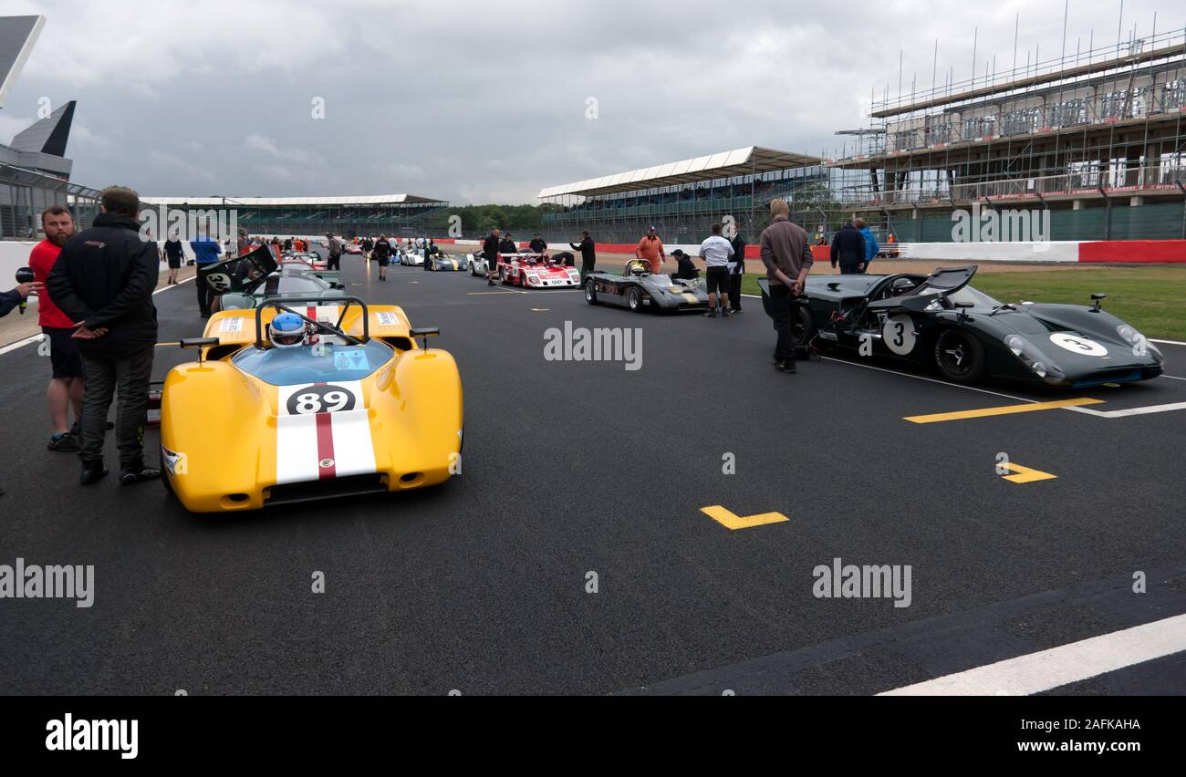 The Starting Grid for the Yokohama Trophy for FIA Masters Historic ...