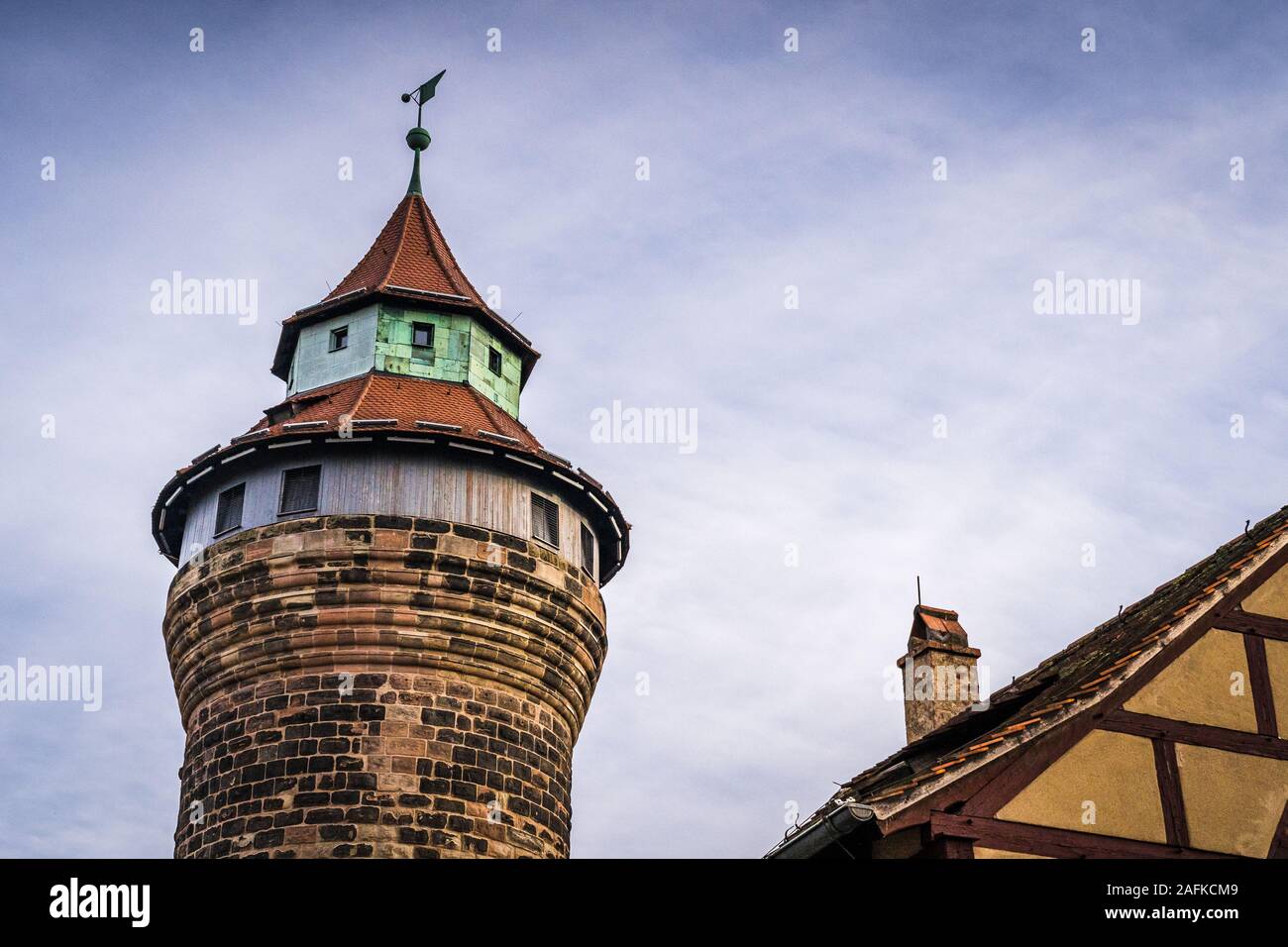Nürnberg Castle Tower Stock Photo - Alamy