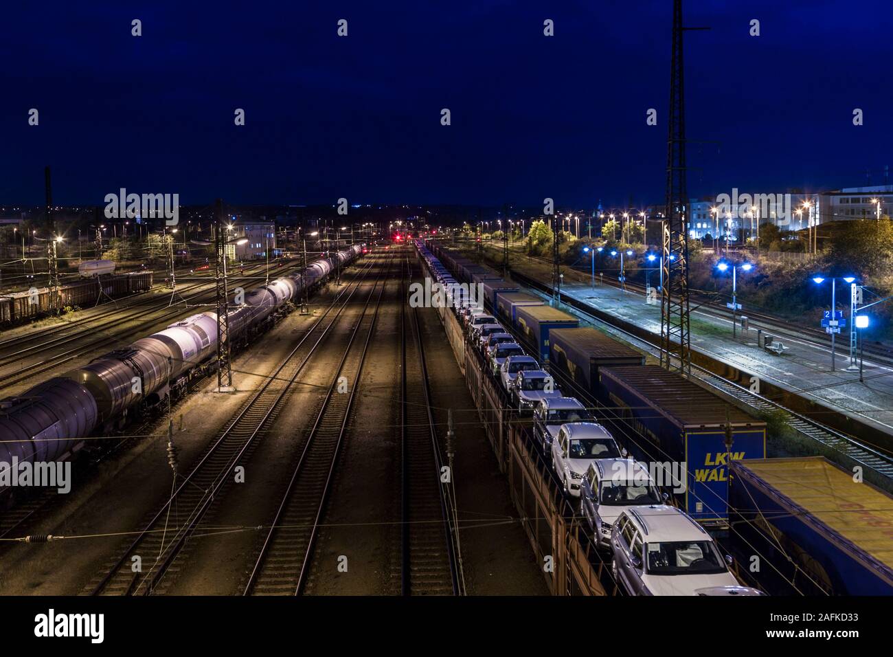 German railways freight wagons hi-res stock photography and images - Alamy