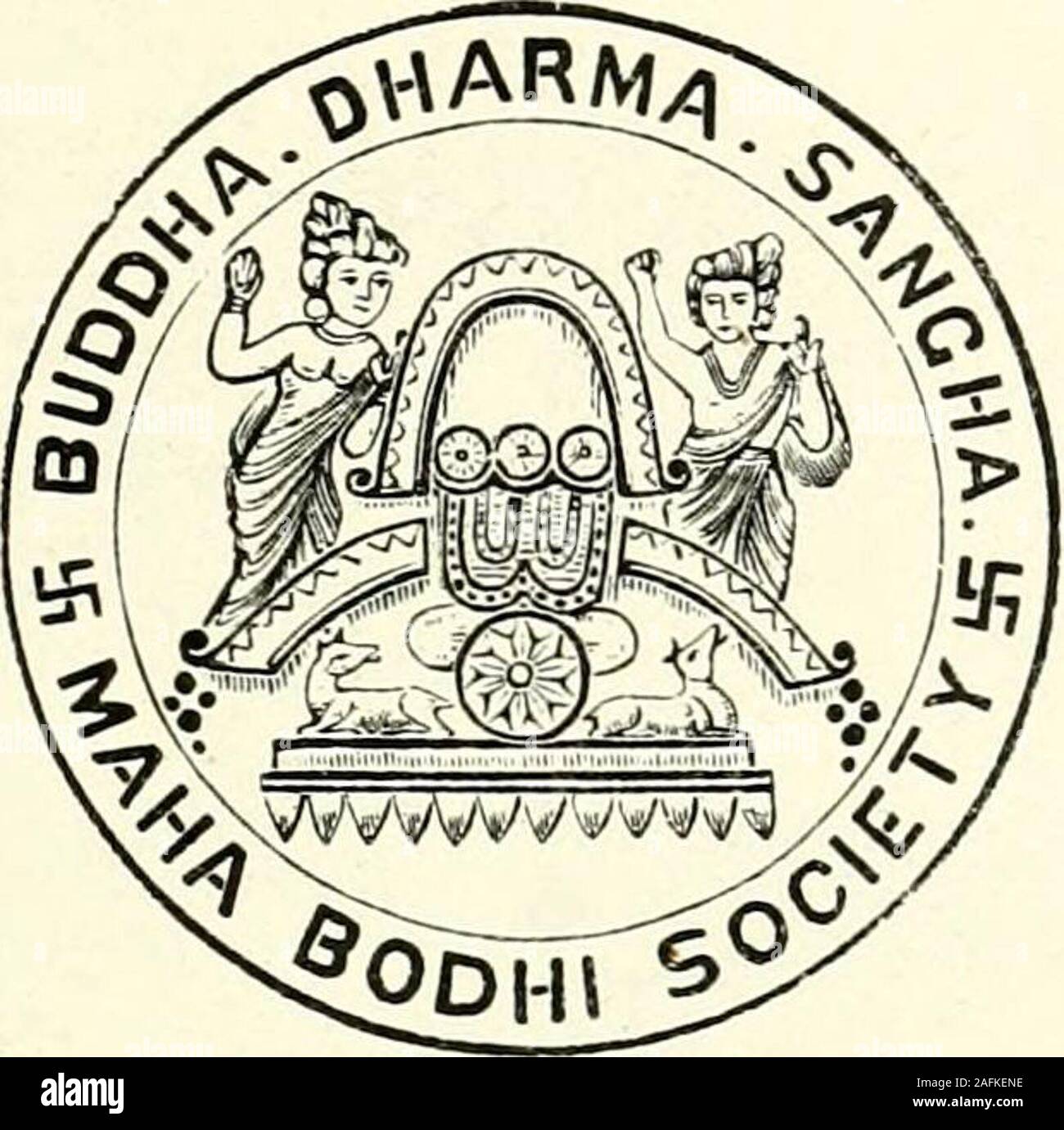 . The Open court. PICTURE OF BUDDHIST LEGEND. the symbol of the ...