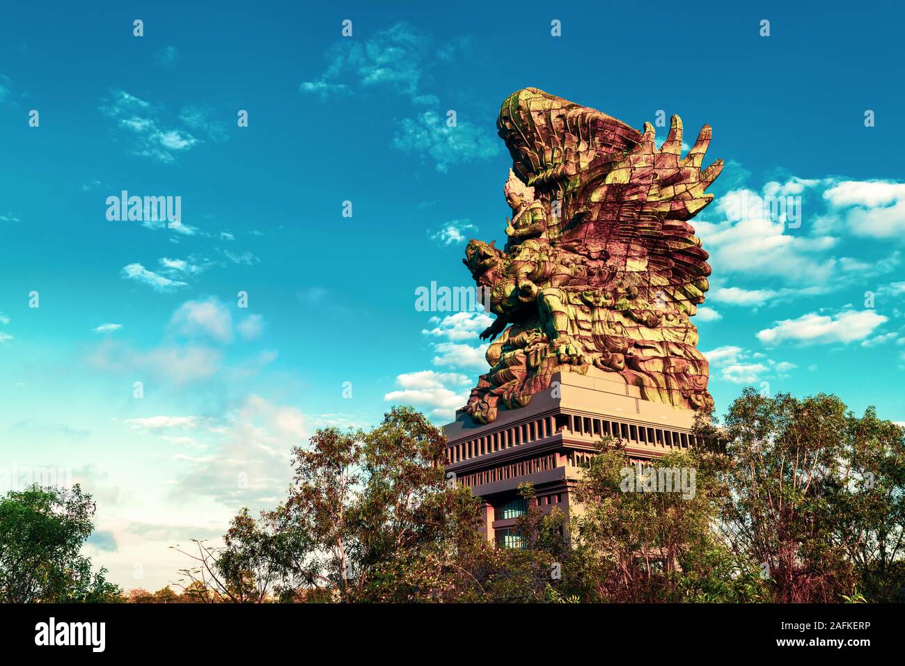 Garuda Wisnu Kencana statue. GWK 122-meter tall statue is one of the ...