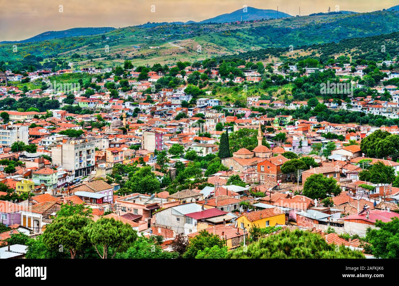 Bergama acropolis panorama hi-res stock photography and images - Alamy