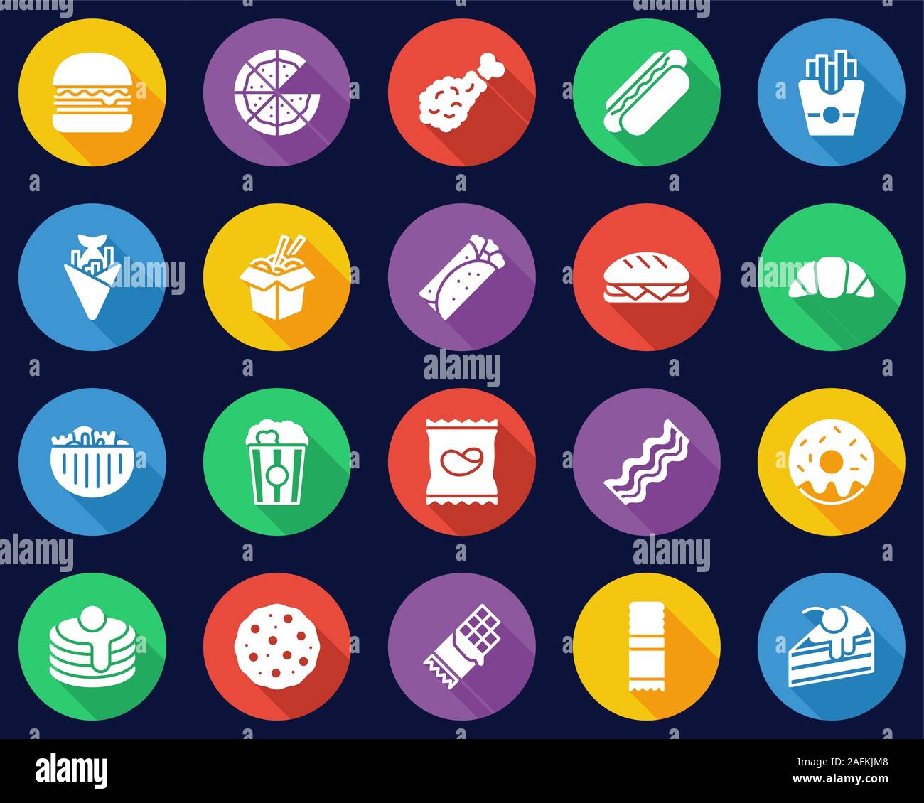 Big fat burrito Stock Vector Images - Alamy