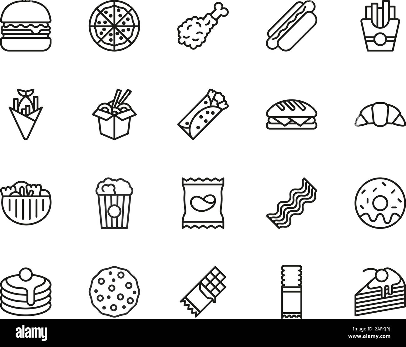 Big fat burrito Stock Vector Images - Alamy