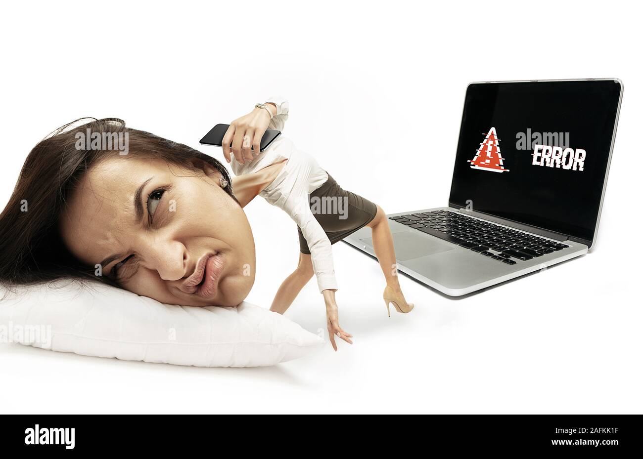 Small head big body woman hi-res stock photography and images - Alamy