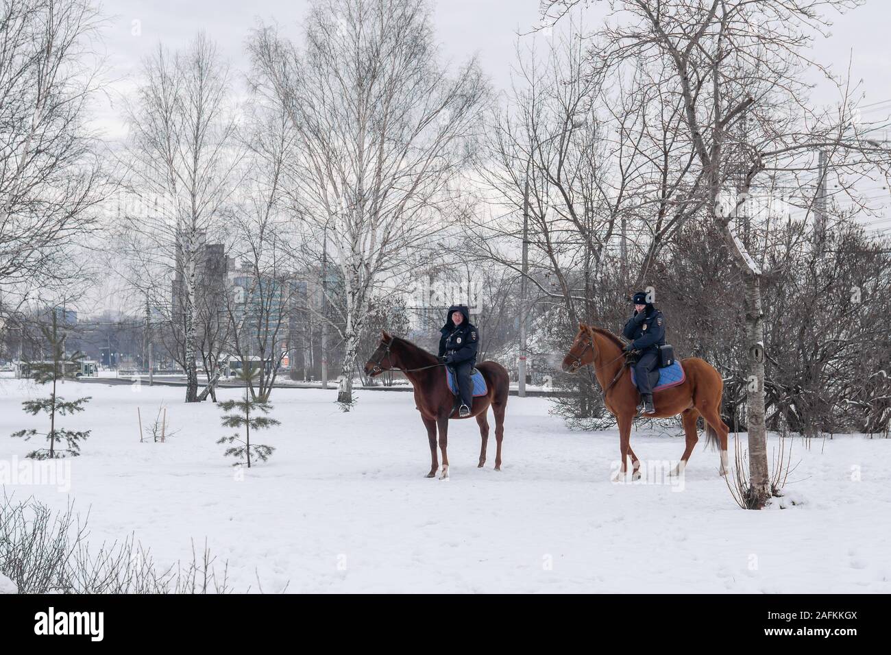 Park ranger with horse hi-res stock photography and images - Alamy