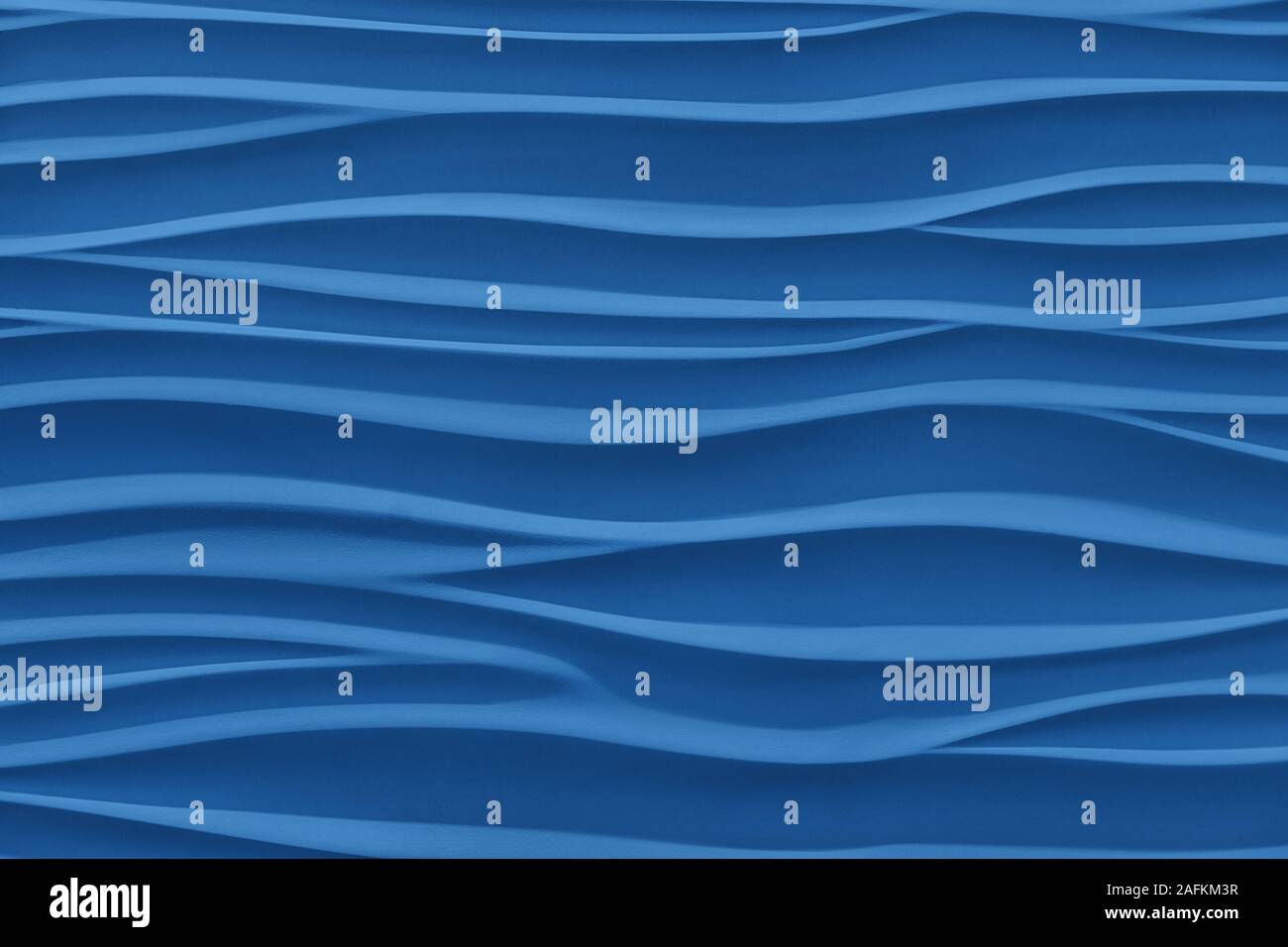 Trendy blue colored, low contrast, abstract elegant waves textured ...