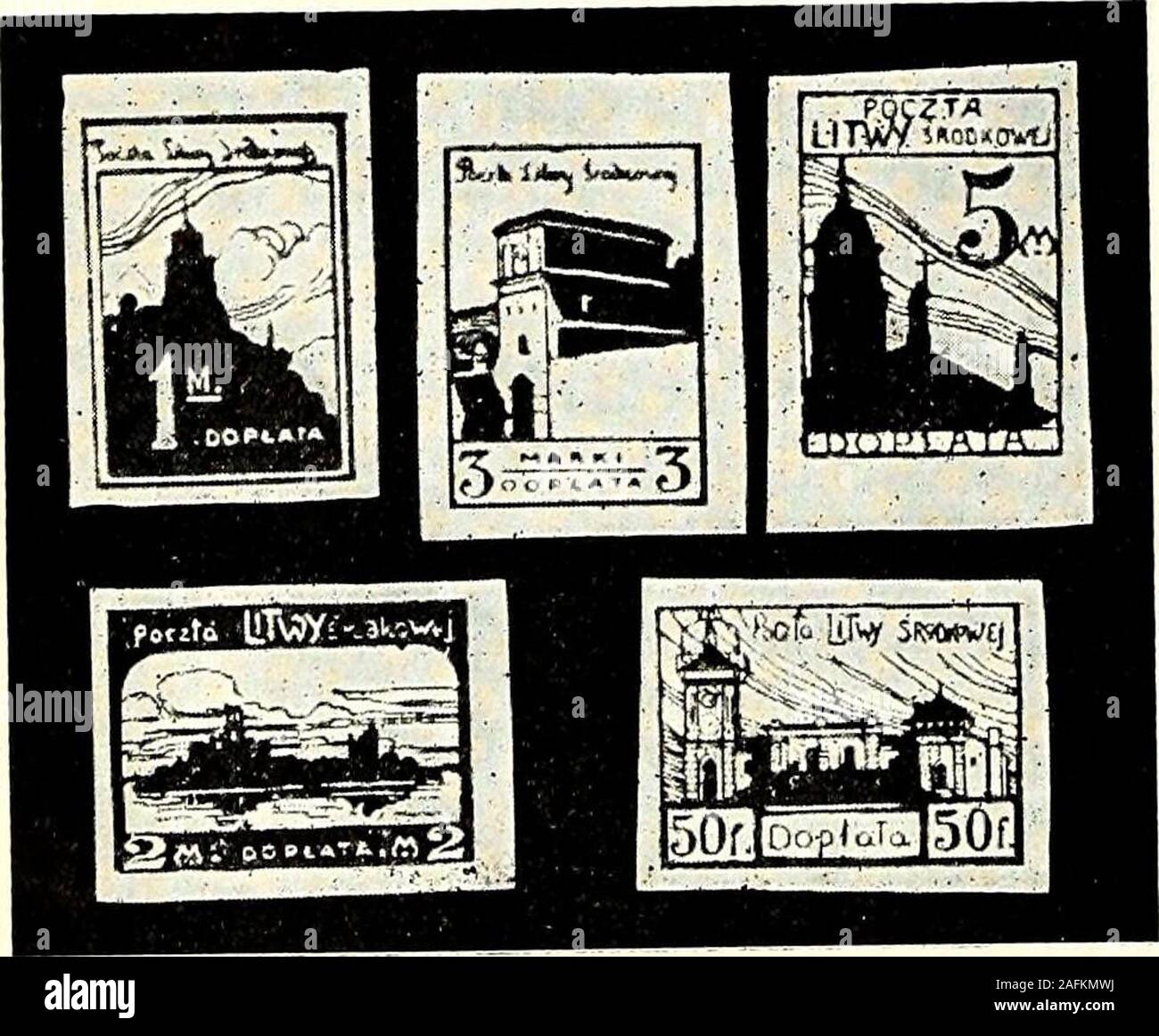 . St. Nicholas [serial]. NEW STAMPS FROM CENTRAL LITHUANIA too, a ...