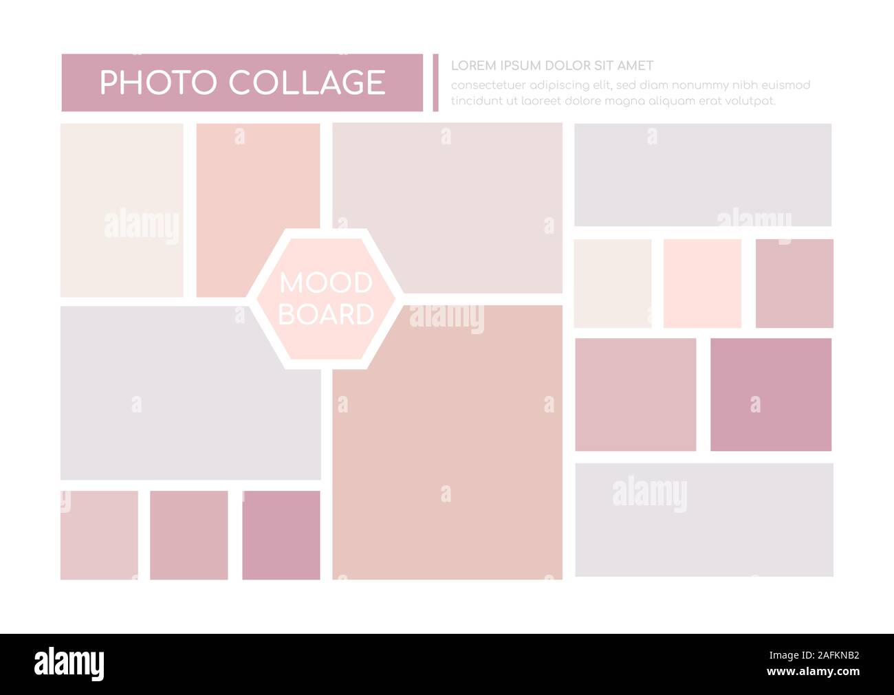 Mood board collage hi-res stock photography and images - Alamy