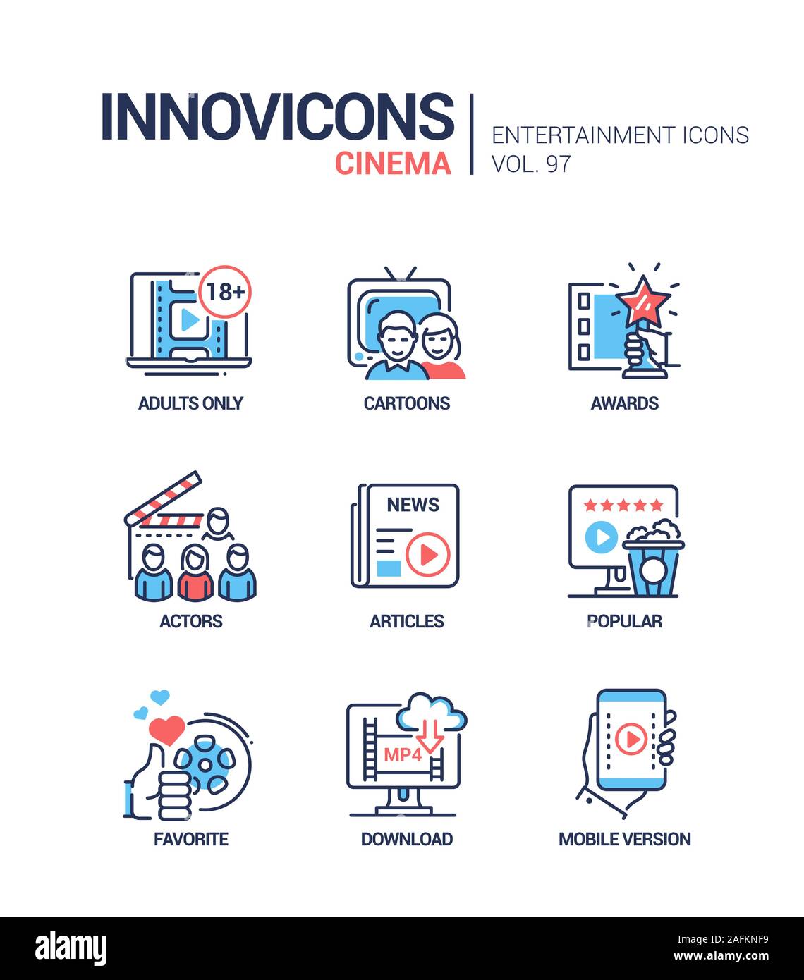 Sign download online set Stock Vector Images - Alamy