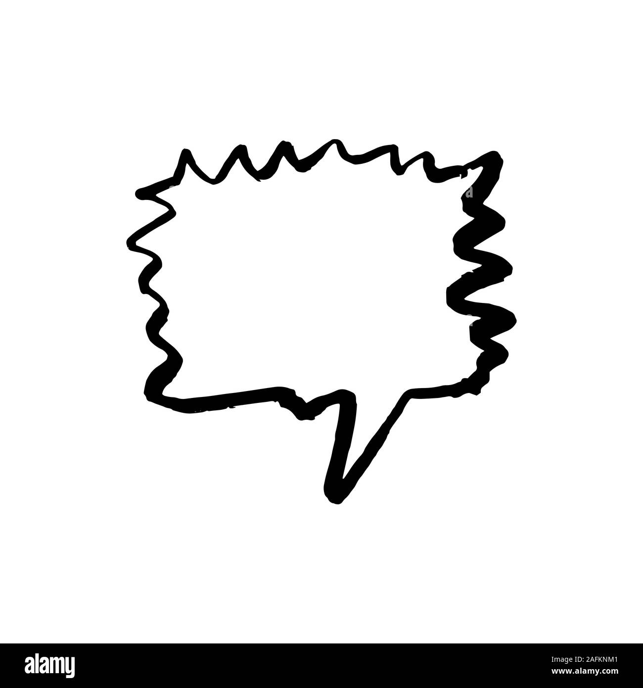Dialog talk chat bubble illustration on white background Stock Vector ...