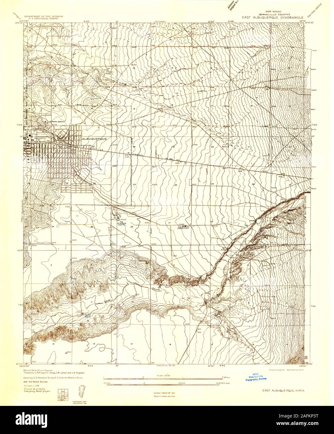 Albuquerque nm map hi-res stock photography and images - Alamy