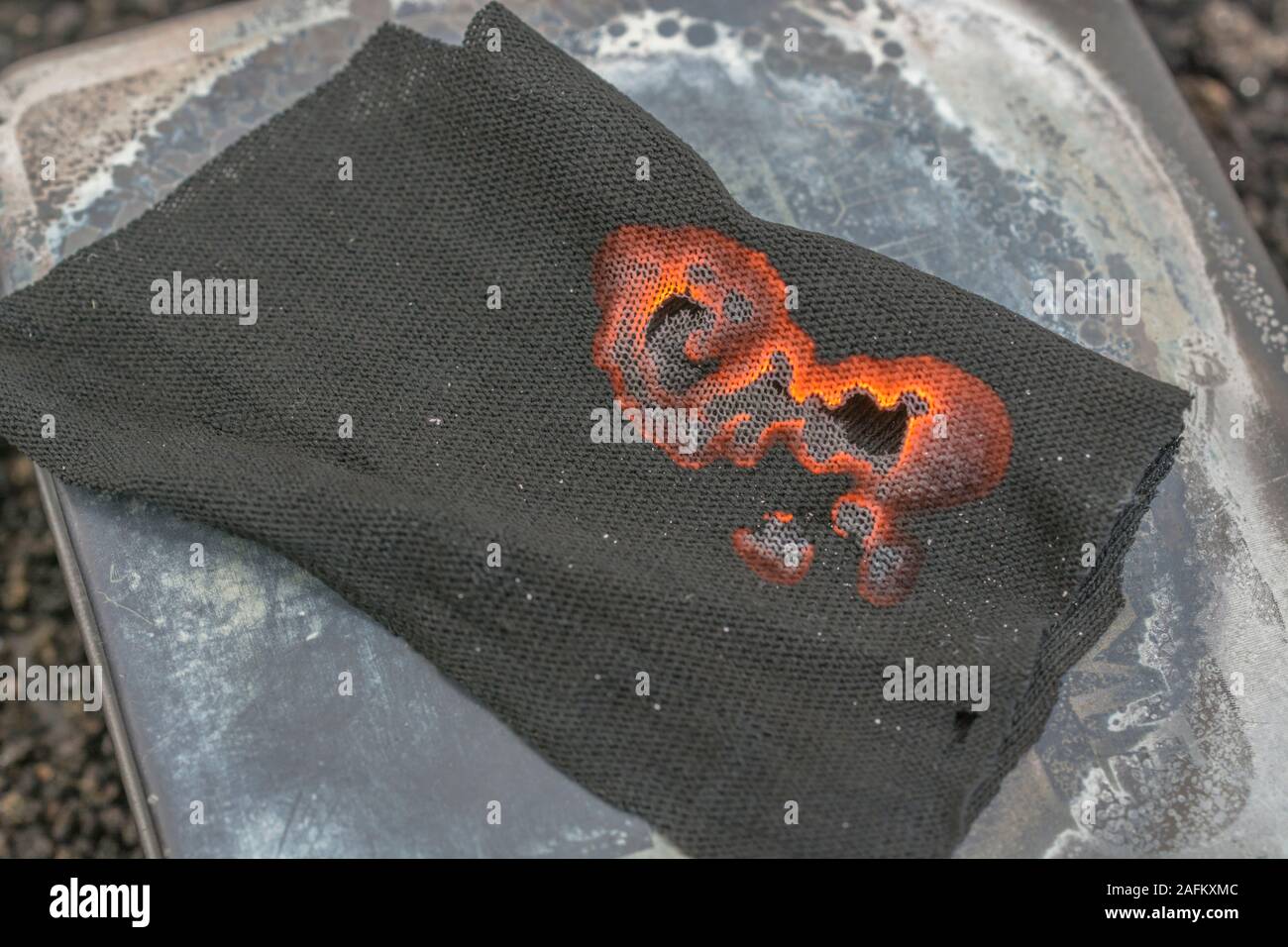 Charcloth alight hi-res stock photography and images - Alamy