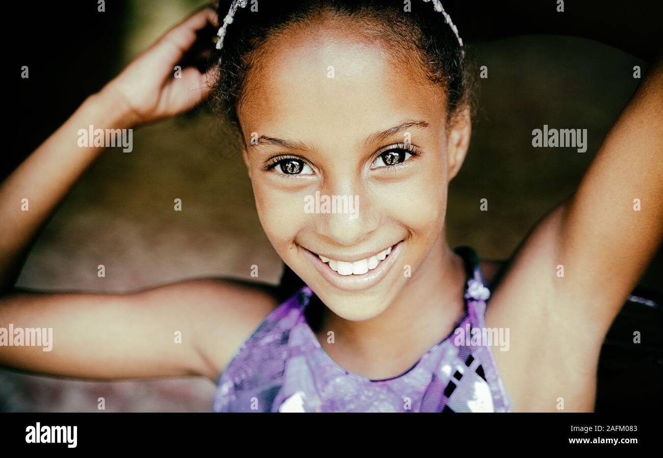 beautiful and nice cuban girl II Stock Photo - Alamy