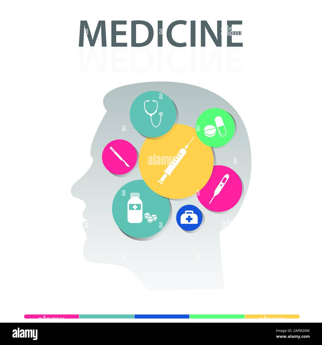 Medicine Infographics design. Timeline concept include medical bag ...