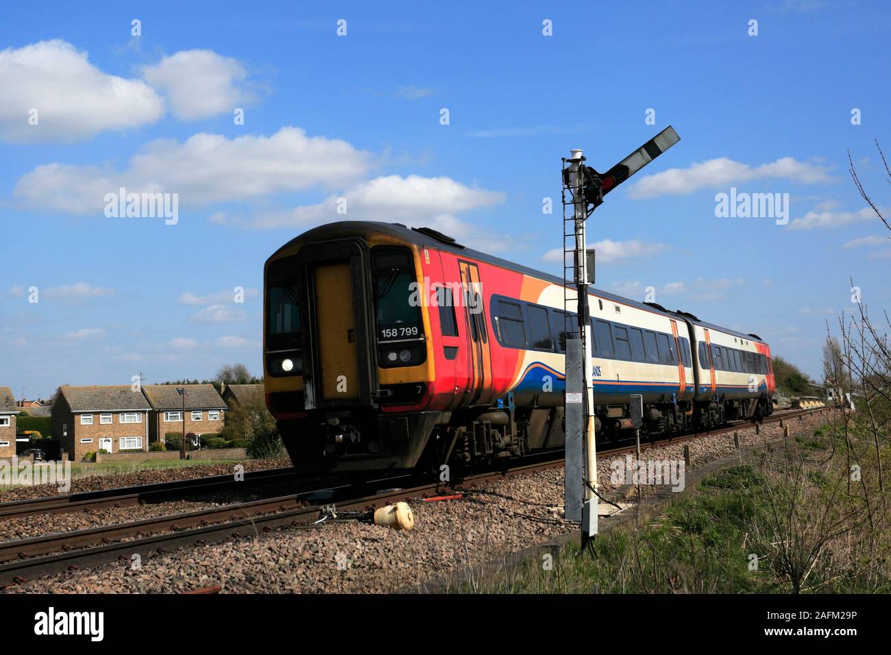 158799 east midlands trains hi-res stock photography and images - Alamy