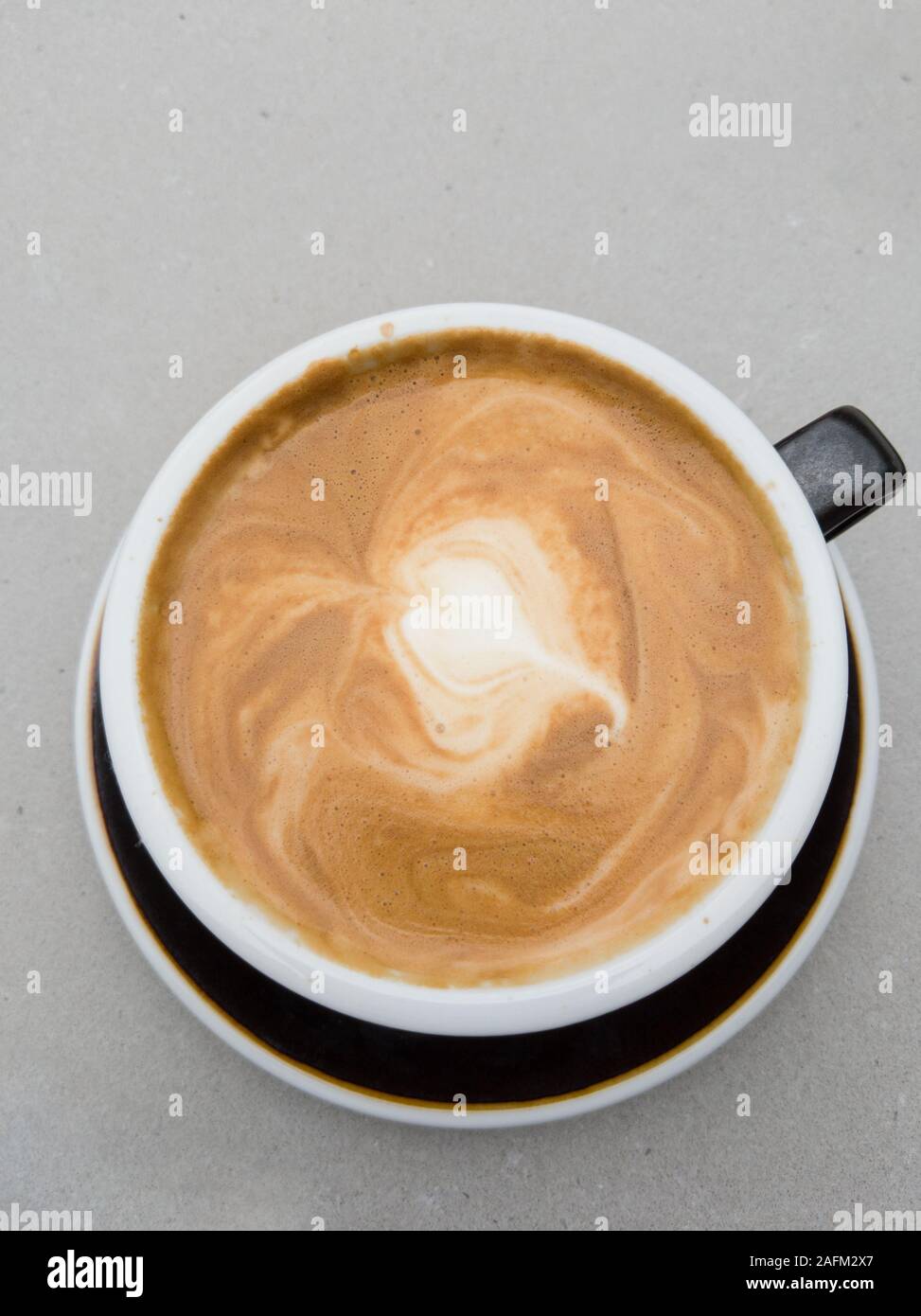 Black coffee from above hi-res stock photography and images - Alamy